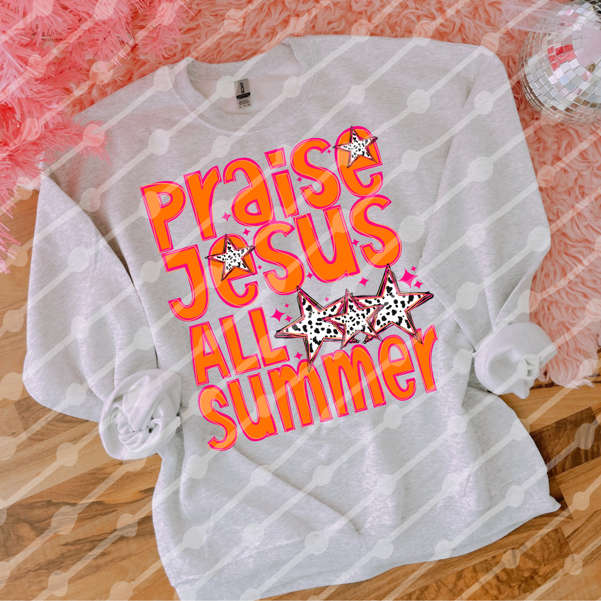 Praise Jesus All Summer Long Stars Digital Download – June Bentley Designs