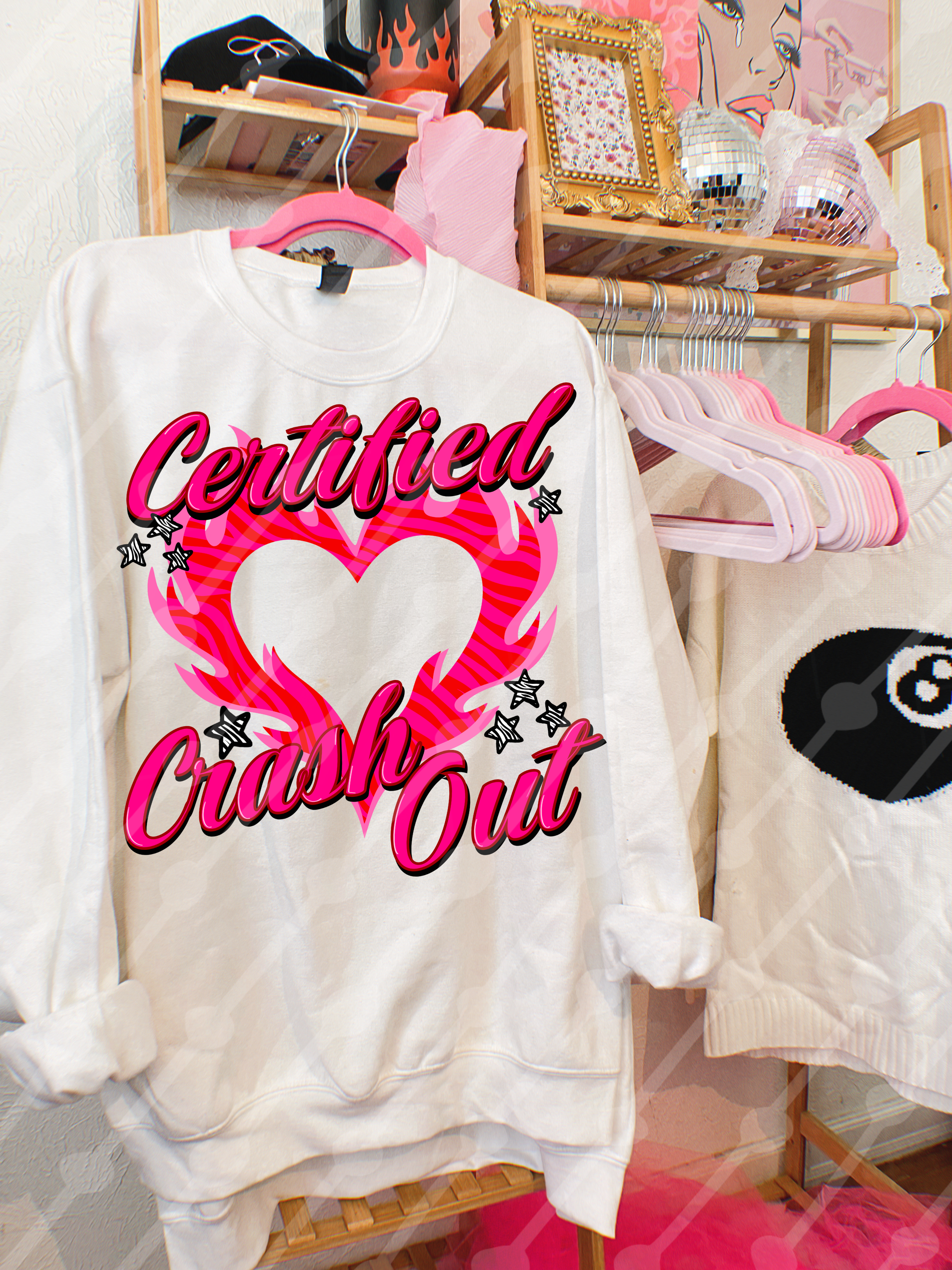 Zebra print Certified Crash out digital downloaded – June Bentley Designs